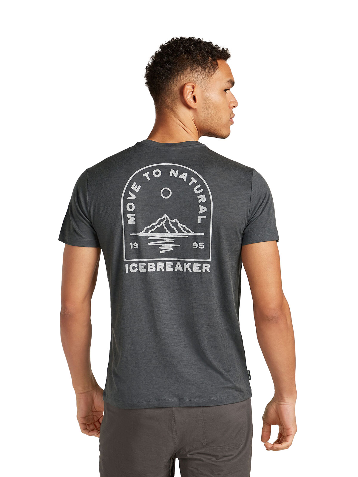 Icebreaker Tech Lite 150 "Road to Cook" SS T-skjorte (Herre)