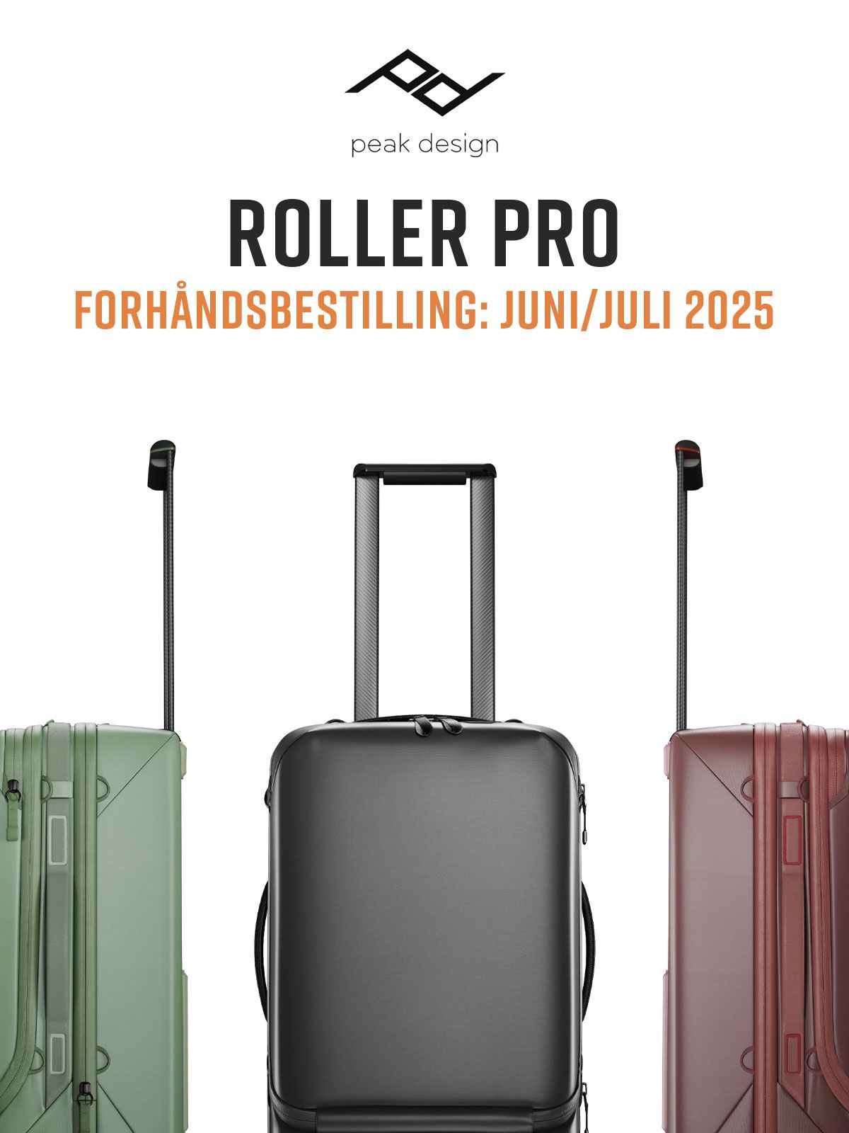 Peak Design Roller Pro carry-on trillekoffert